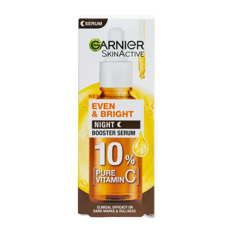 Garnier SkinActive Even And Bright Night Booster Serum, 30ml
