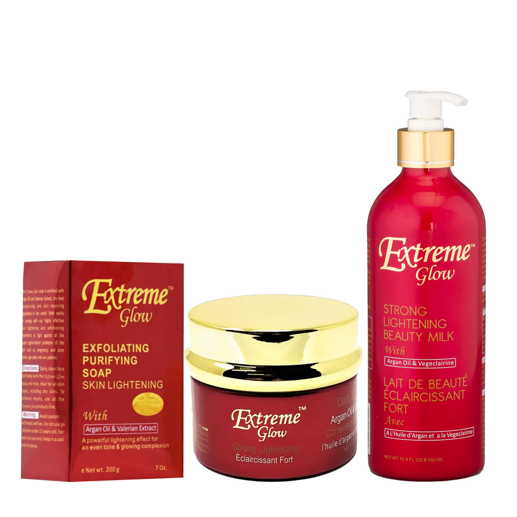 Extreme Glow Radiance Set – Dark Spot Corrector, Exfoliating Soap ...